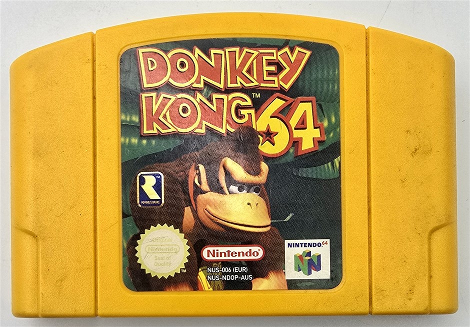 VINTAGE NINTENDO 64, DONKEY KONG GAME Auction (0004-2567444) | Grays ...