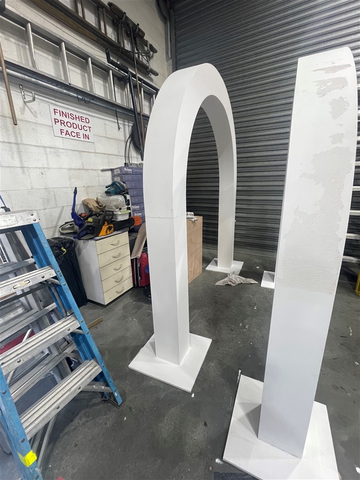 Arch Large Event Backdrop Arch Painted MDF 2280W x 2250H Auction (0002 ...