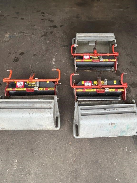 3 x Thatch-Away Supa System Verti Cutter Attachments with catchers ...
