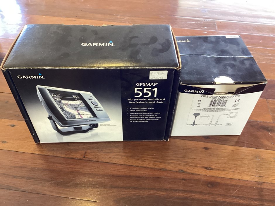Garmin GPSMAP 551 and GPS Receiver Auction (0003-50019168) | Grays ...