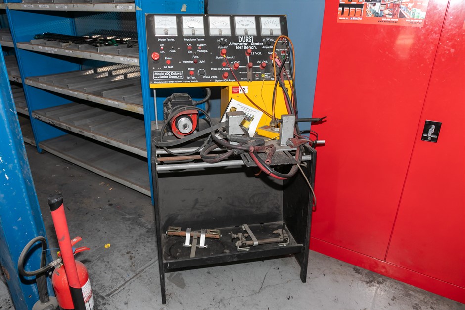 Durst 600 Deluxe Series Three Alternator/Starter Test Bench Auction ...