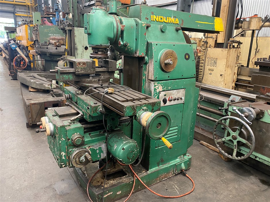 Induma Milling Machine Auction (0031-5059847) | Grays Australia