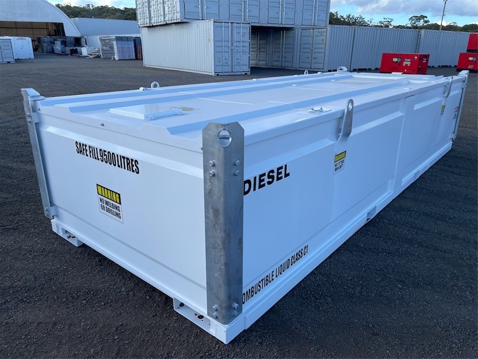 Unused 10000 Litre Bunded Fuel Storage Cube/Tank Auction (0002-3033639 ...