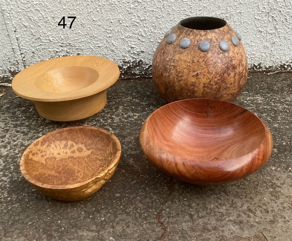 4 x Timber Bowls Auction (0047-5059895) | Grays Australia