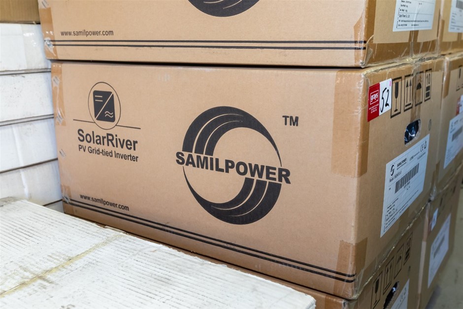 Samilpower SR2K8TLA1 PV Grid-Tied Solar Panels Inverter Auction (0052 ...