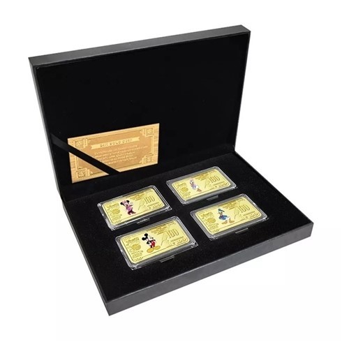 4PCS Disney Mickey Minnie Mouse Commemorative Set Collection Coins ...