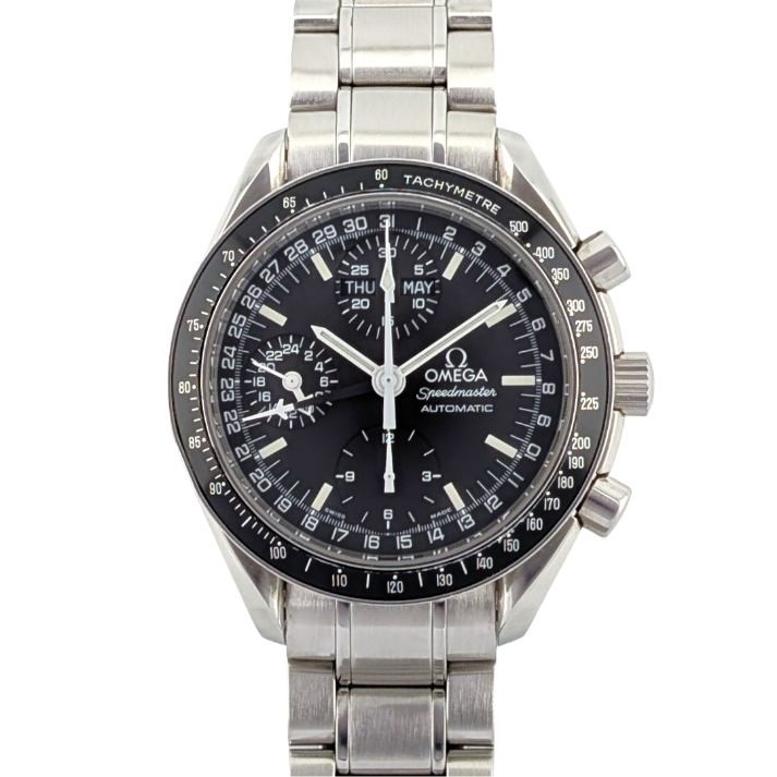 Omega 3520.50 Speedmaster Day Date 39mm 1999 Box and Papers Auction ...