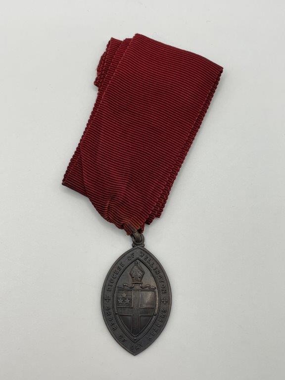c1940 Diocese of WellIngton, Order of Lay Readers, Uniface, In Bronze ...