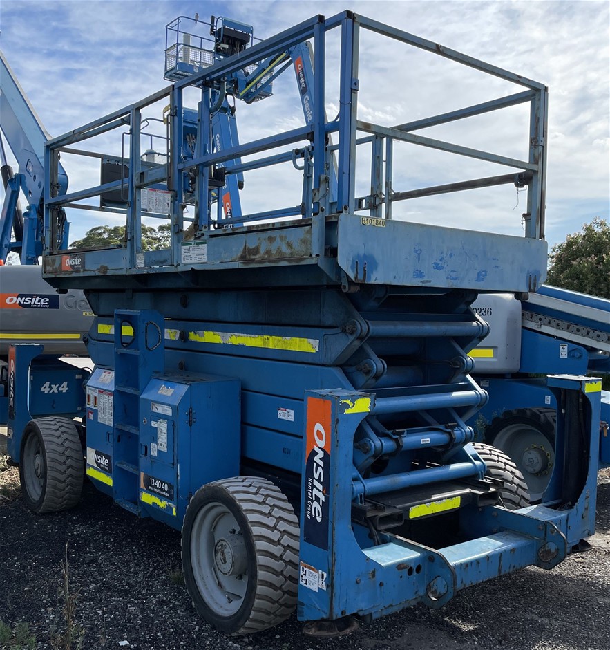 2014 Genie GS5390RT Scissor Lift - 53ft (16.1m) - Diesel (Dandenong Sth ...