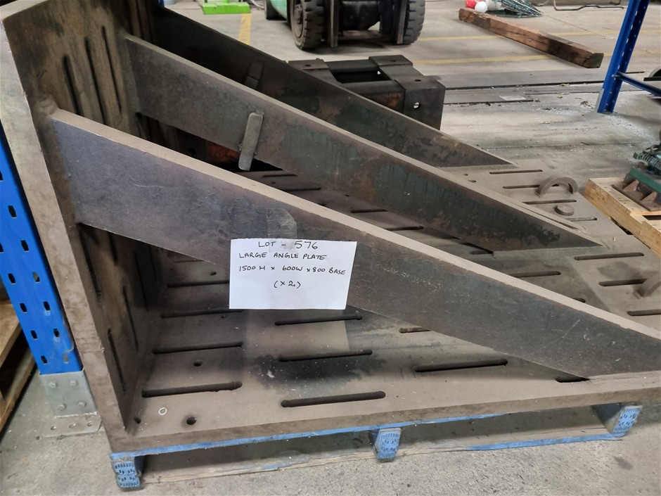 Large Angle Plate, Qty x 2 Auction (0576-8020399) | Grays Australia