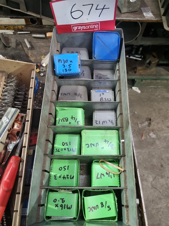 Coventry Thread Chasing Dies Auction (0674-8020399) | Grays Australia