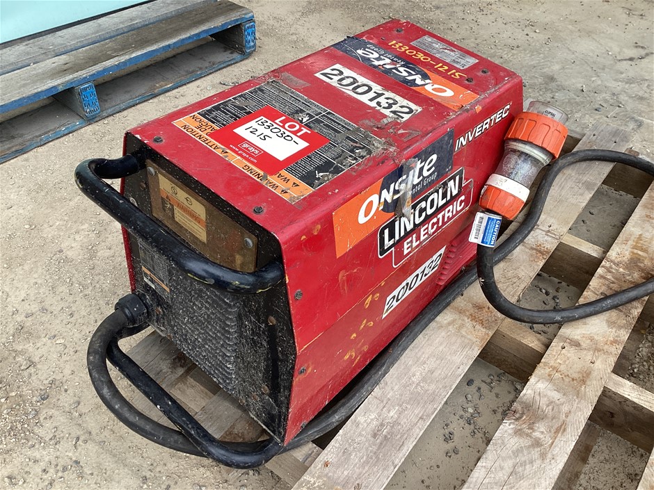 Lincoln Invertec V350 Pro- Welder Auction (0210-7057299) | Grays Australia
