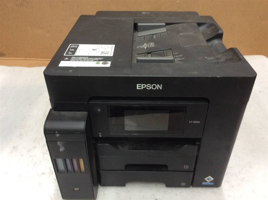 Epson ET-5800 Colour MFC Printer Auction (0010-2568932) | Grays Australia