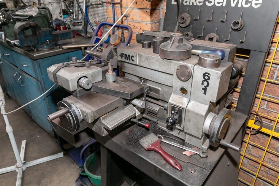 FMC 601 Disc Brake Lathe Auction (0014-5059848) | Grays Australia