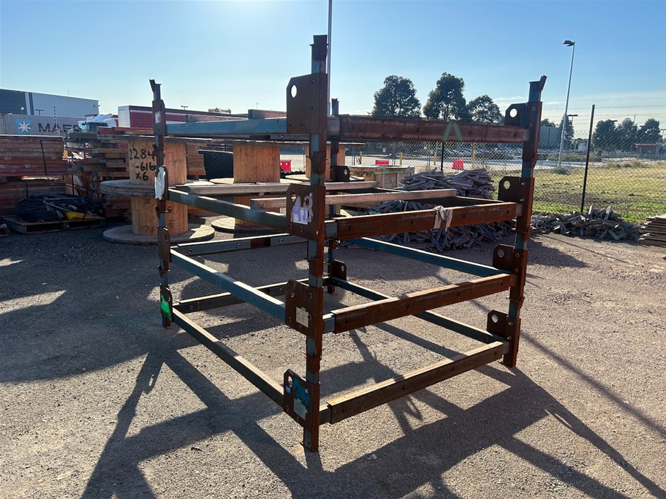 Steel Fabricated Stackable Stillages (Qty x 4) Auction (0039-3033704 ...