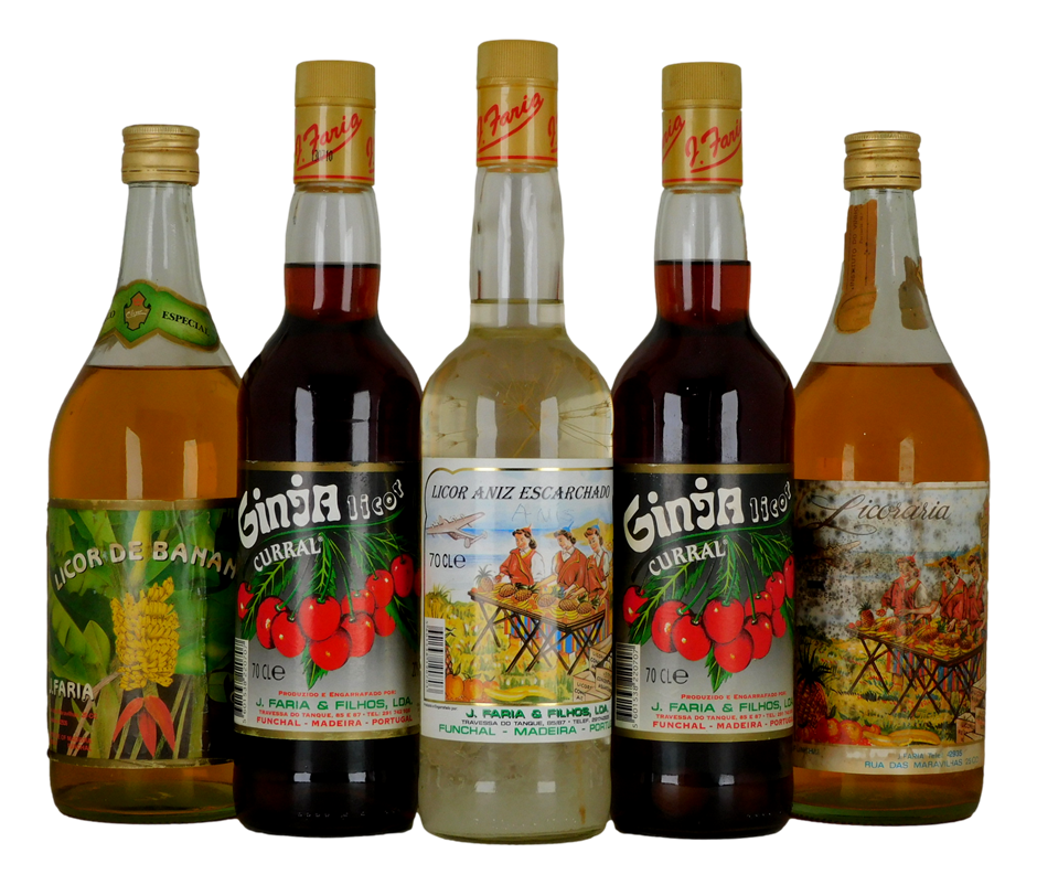 Pack of Assorted J.Faria & Filhos Lieueurs (3x 700mL/2x 925cL) Auction ...
