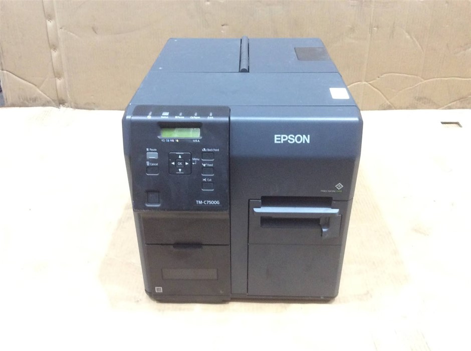 Epson TM-C7500G M326A Color Label Printer Auction (0020-2569261 ...