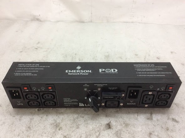 Liebert MicroPod MP2-220L External Maintenance Bypass Switch Auction ...