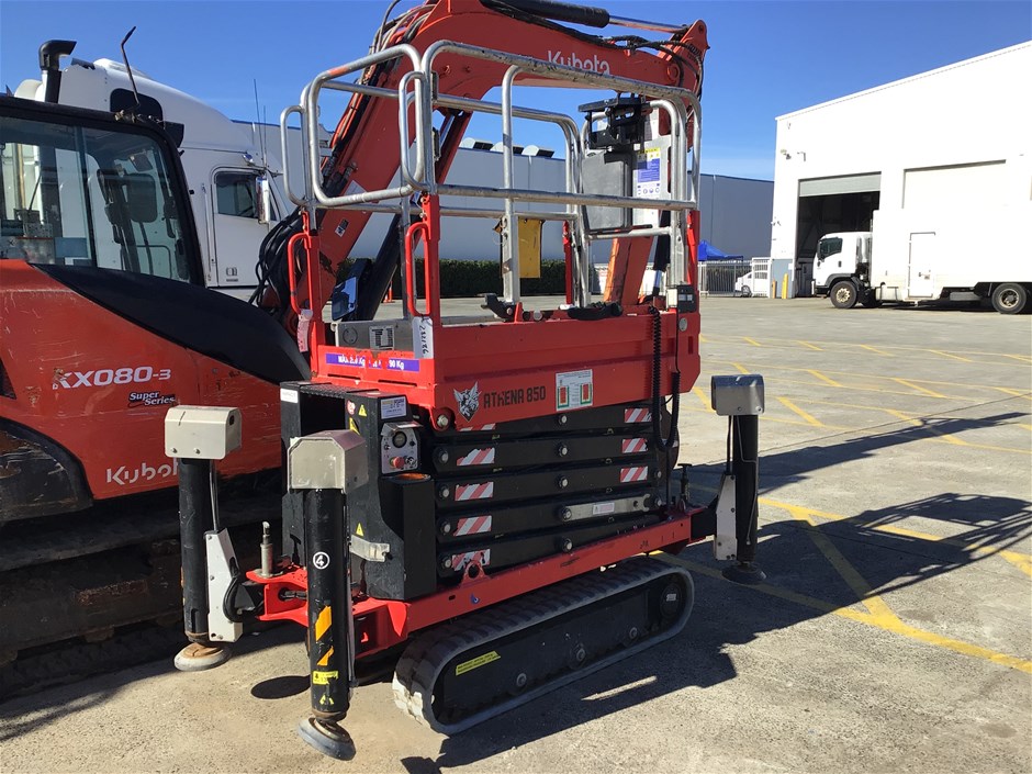 2018 Athena 850 HE Scissor Lift Auction (0022-5060101) | Grays Australia