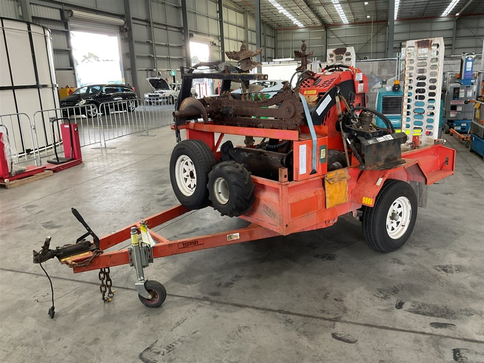Dingo Mini Loader & Plant Trailer Package with Assorted Attachments ...