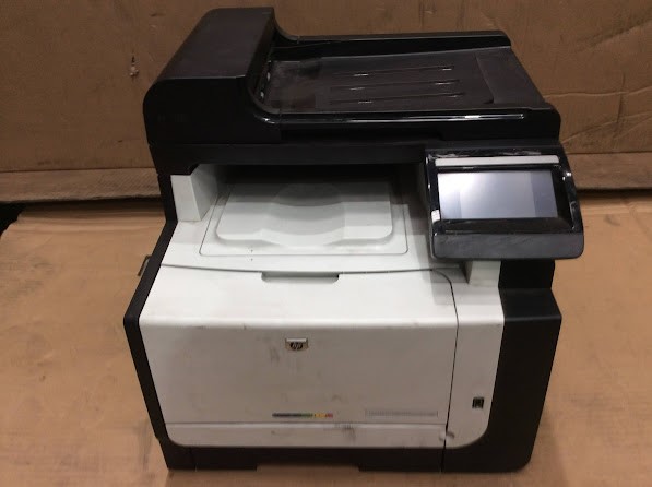 HP LaserJet Pro CM1415fnw Color MFP Multifunction Printer Auction (0012 ...