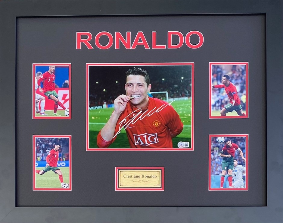 Cristiano Ronaldo Hand Signed 10" x 8" Photograph Auction (0002-2569404 ...