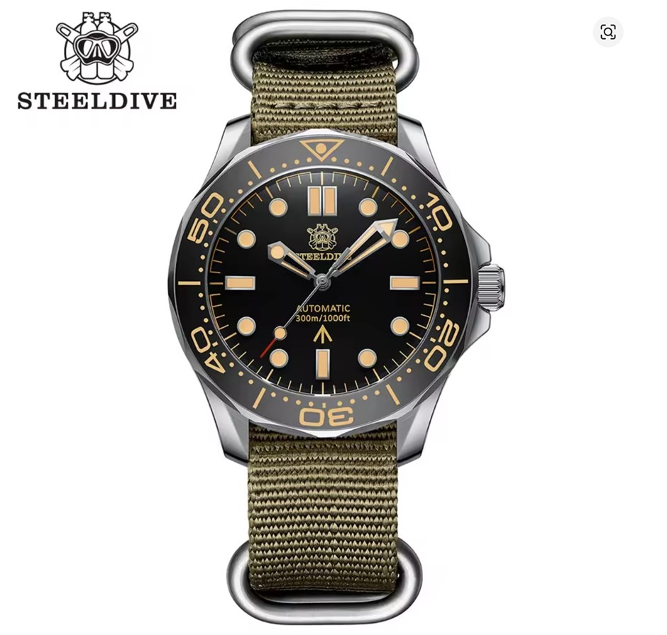 STEELDIVE SS Sports Chronograph Automatic Divers Watch Auction (0018 ...