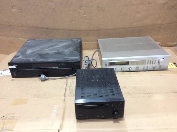 Denon DRA-300 Stereo Receiver Amplifier&Denon Mixed Model Player (Lot ...