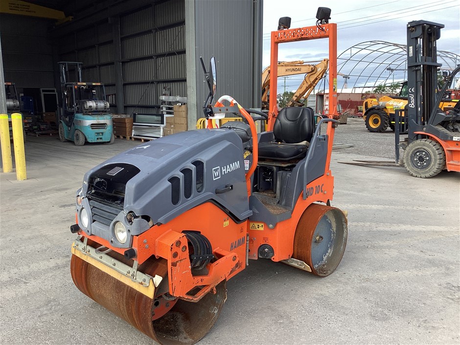 Hamm HD10C VV Smooth Drum Roller Auction (0008-7058009) | Grays Australia