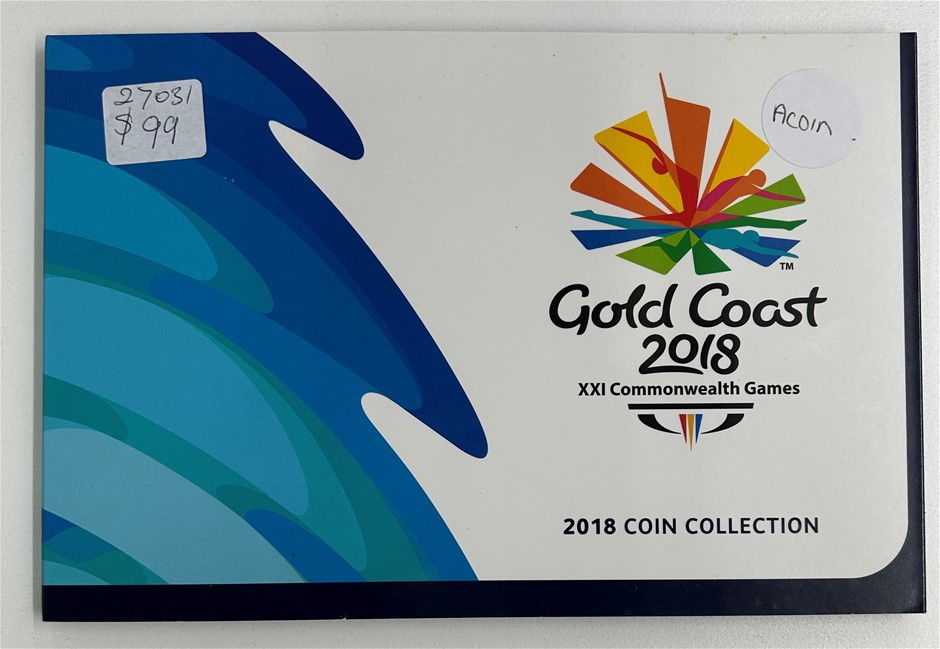 2018 XXI Commonwealth Games Coin Collection, 3 x $2.00 coins, 4 x $1.00 ...