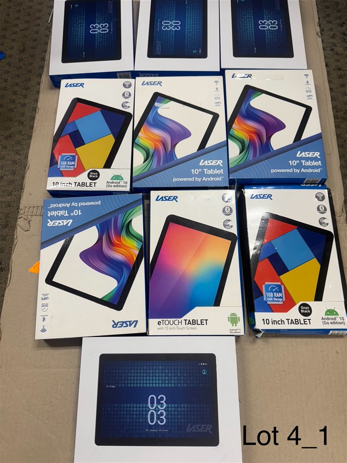 Tablets (10 pieces) Auction (0004-2570045) | Grays Australia