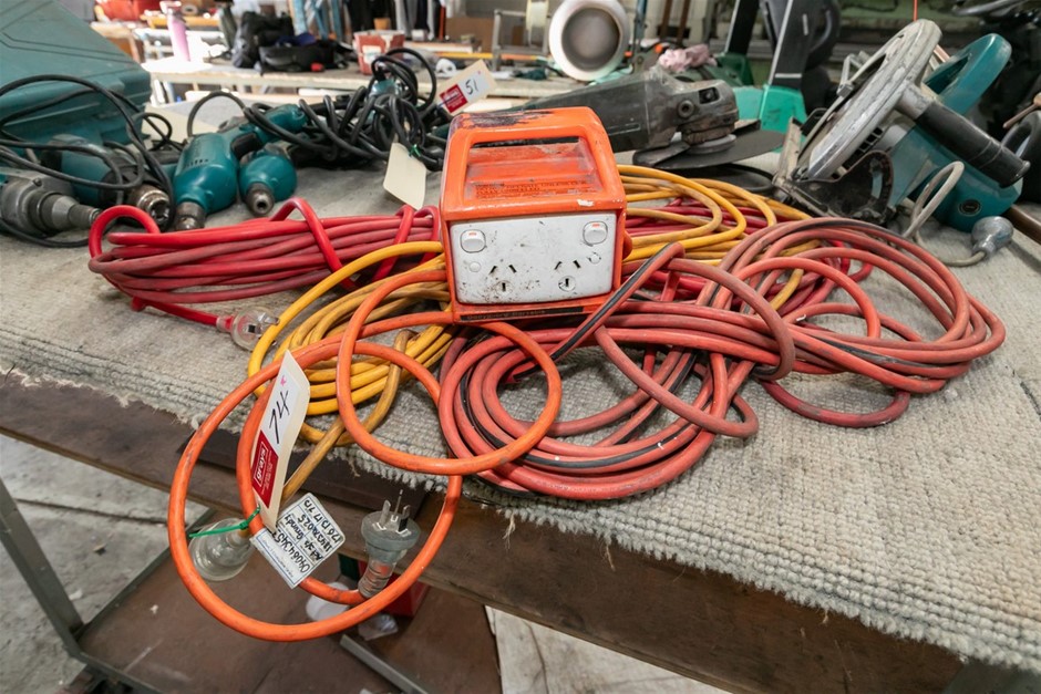 240V Power Leads & Outlet Auction (0074-5059968) | Grays Australia