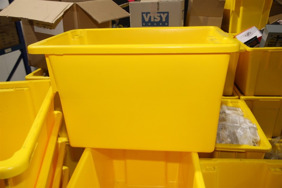 Yellow Poly Tubs Auction (0066-5060293) | Grays Australia