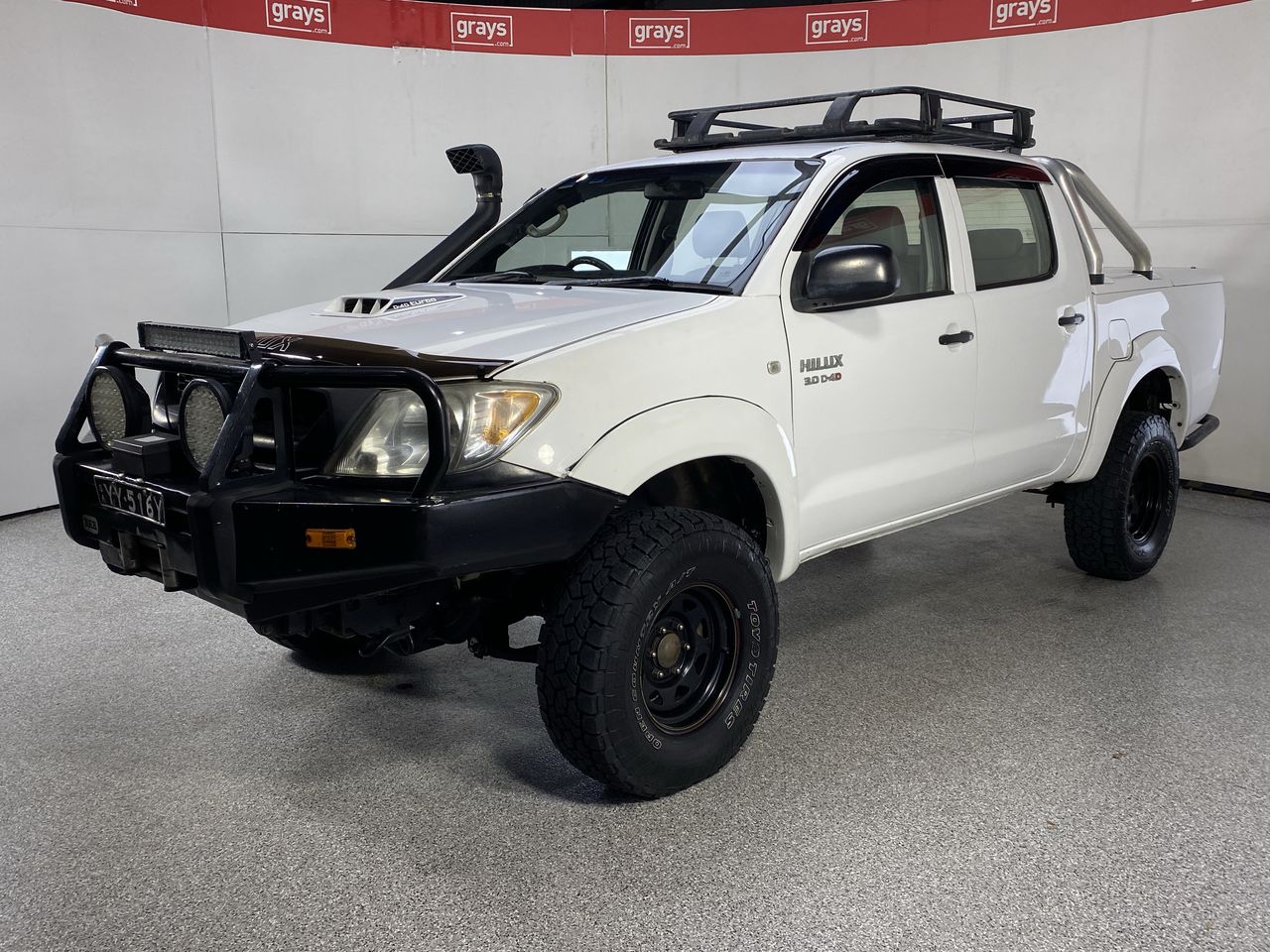 Toyota Hilux SR (4x4) KUN26R Turbo Diesel Manual Dual Cab Auction (0001 ...