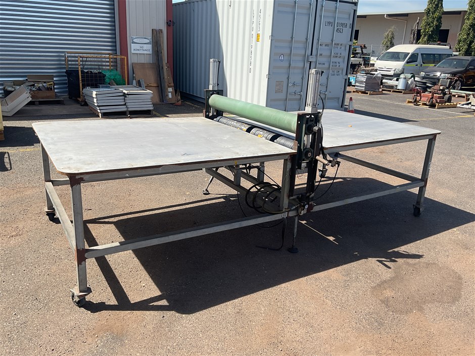 Large Table with Roller Auction (0010-8020774) | Grays Australia