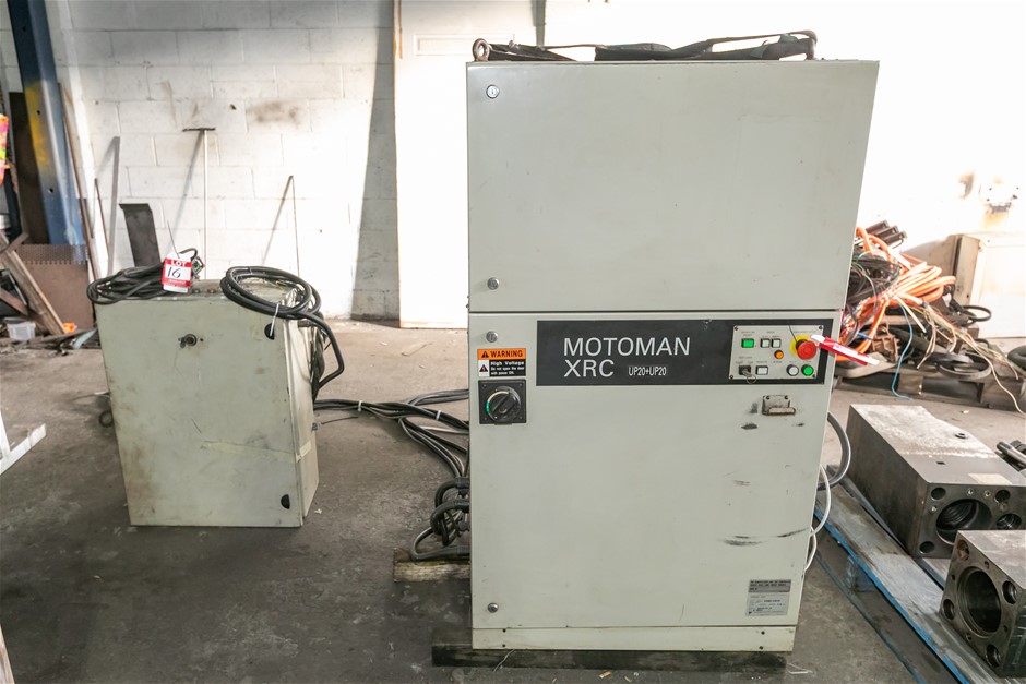 2004 MOTOMAN ROBOTICS XRC UP20+UP20 Rotobotic Control Cabinets Auction ...