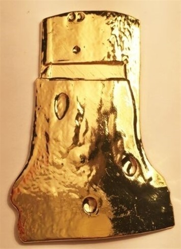 Rare 2016 "Ned Kelly" Helmet Ingot, 999 24k Gold Plated, Outlaw, Guns ...