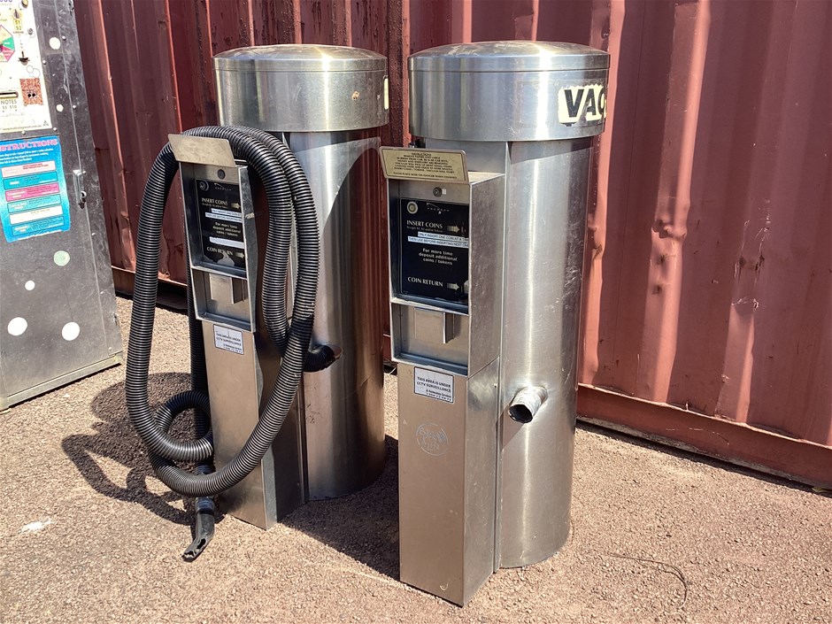 iVAC Turbo Prowash Coin Operated Vacuums x2 Auction (0002-8021000 ...
