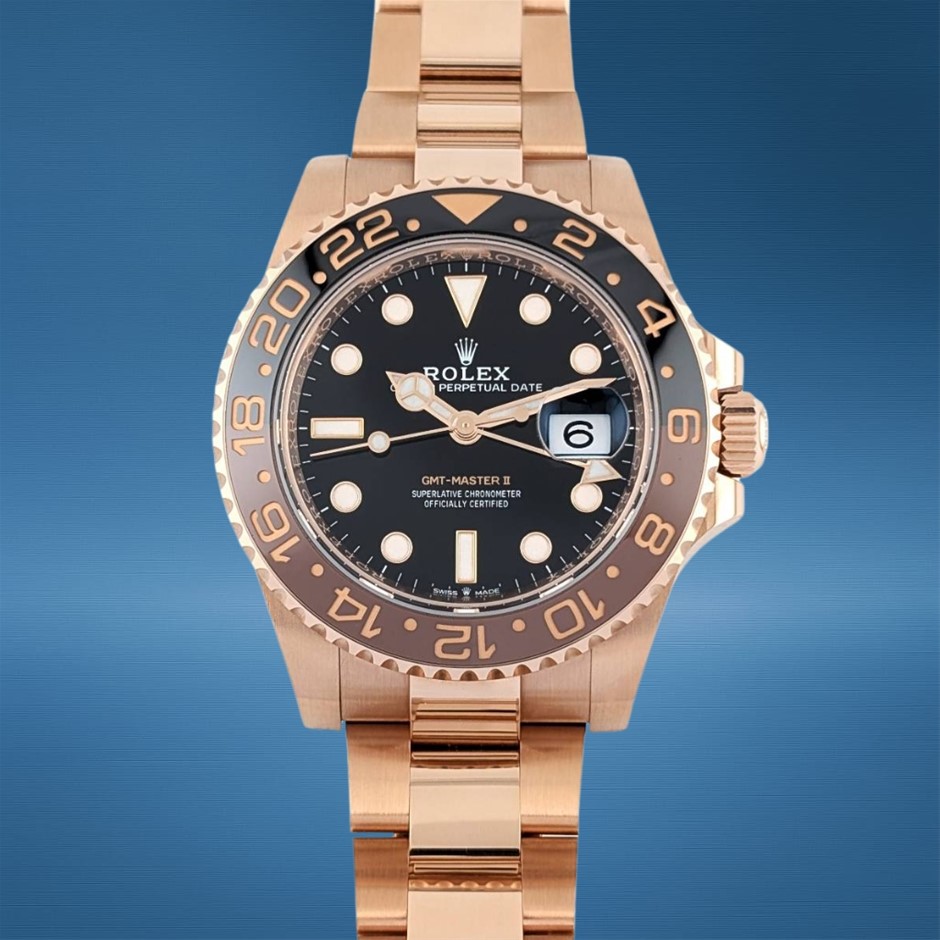 The Rolex GMT-Master II 126715CHNR in 18k Everose gold Auction (0002 ...