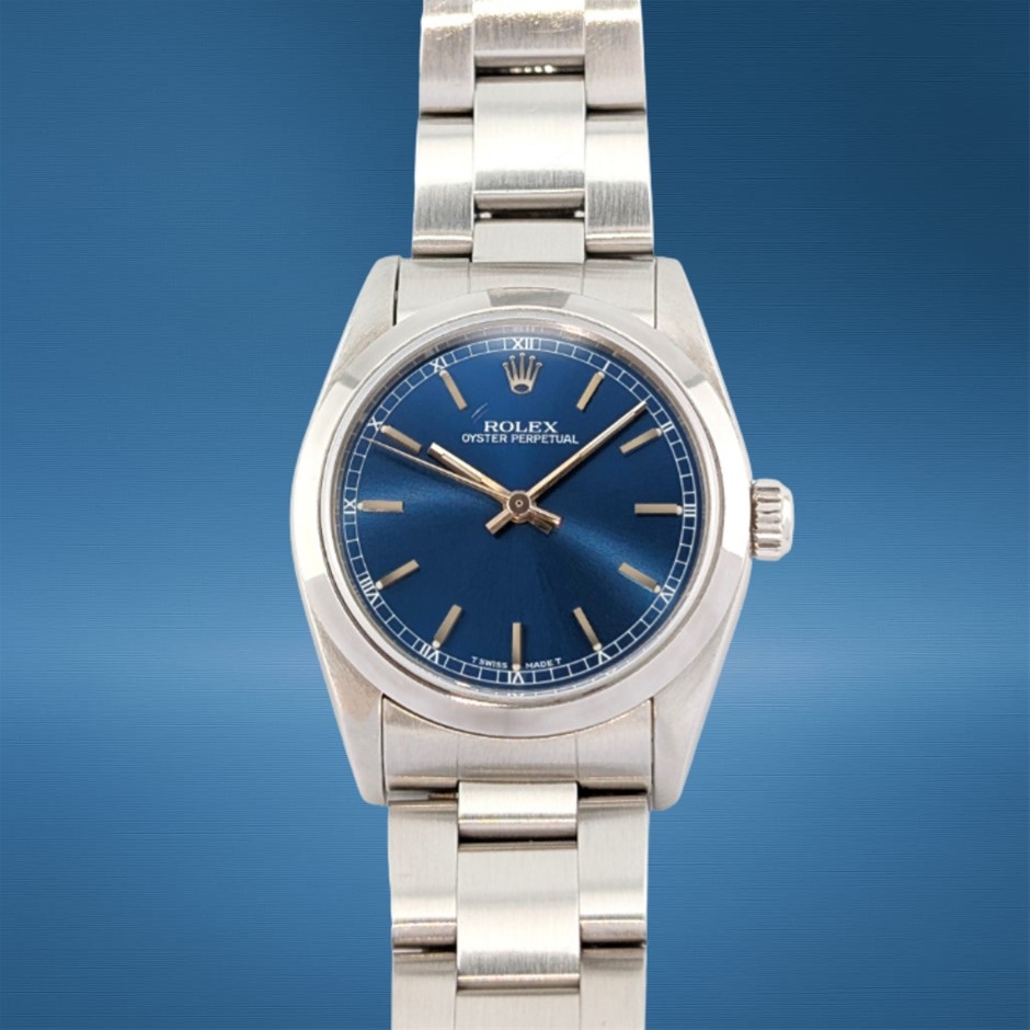 Rolex 67480 Oyster Perpetual 31 Black Explorer Dial 31mm 1997 U Serial ...