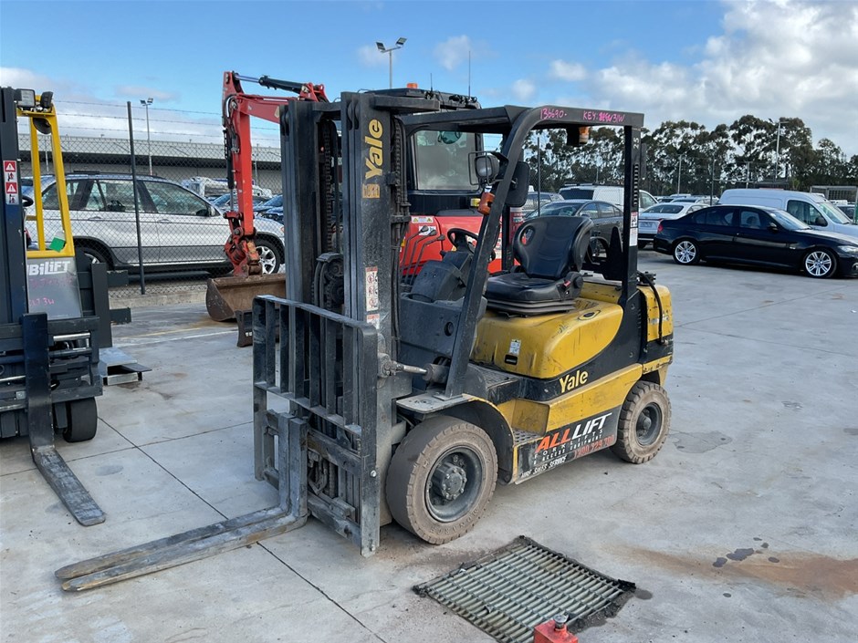 Yale GLP25RK Counterbalance Forklift Auction (0011-3034994) | Grays ...