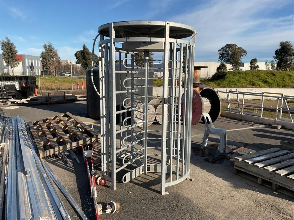 Magnetic Access Galvanised Turn Style Gates Auction (0110-3034610 ...