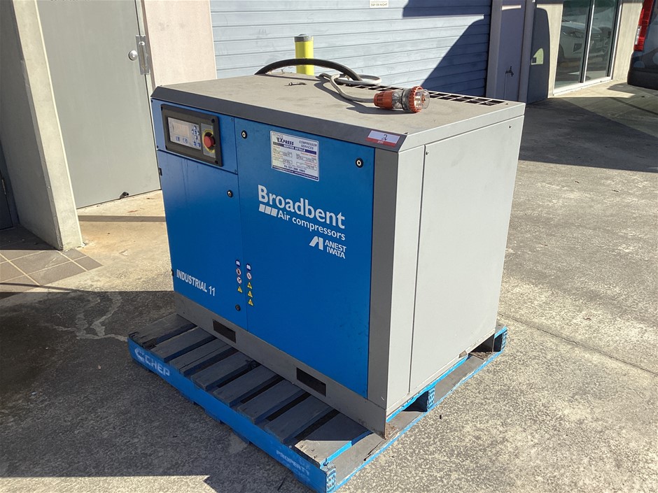 Broadbent Air Compressor Auction (0002-7059566) | Grays Australia