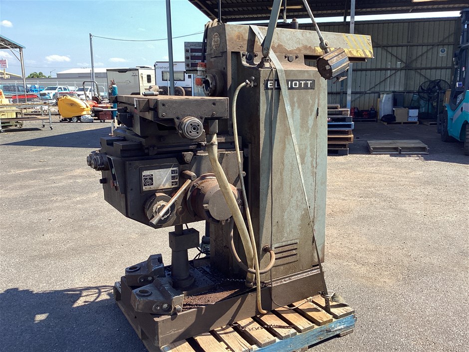 Elliott Sturdimill 1500 Horizontal Milling Machine Auction (0003 ...