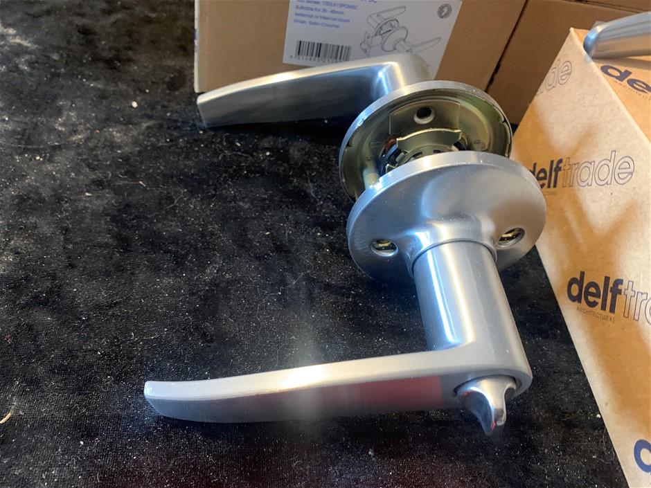 New in Boxes Delf Trade Passage and Privacy Lever Set - Quantity 12 ...