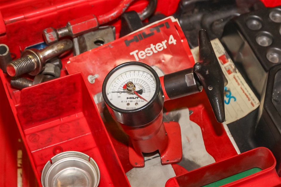 Hilti T4 Test Anchoring Meter with Poly Case Auction (0054-5061104 ...