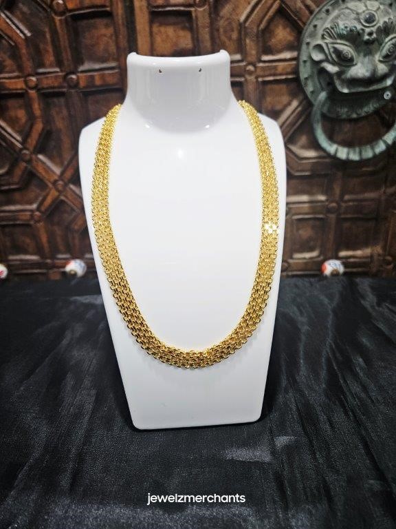 18K/Italy Stamped Yellow Gold Filled Chain-50CM-10MM Auction (0004 ...