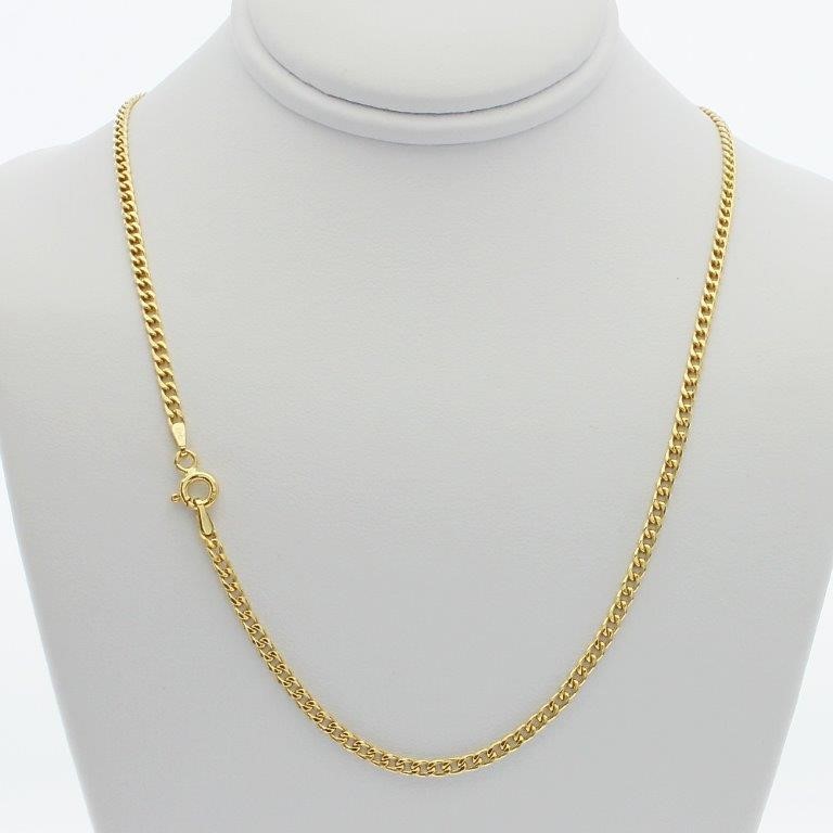 Genuine Italian 9 Karat Yellow Gold 55cm Curb Chain Necklace(060HGBT ...