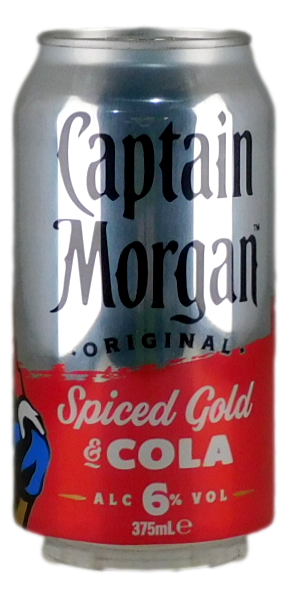 Captain Morgan Spiced Gold and Cola (20x 375mL), Aus. Auction (0050 ...
