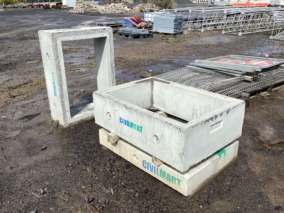 Concrete Pit Riser x 3 Auction (0212-3035411) | Grays Australia